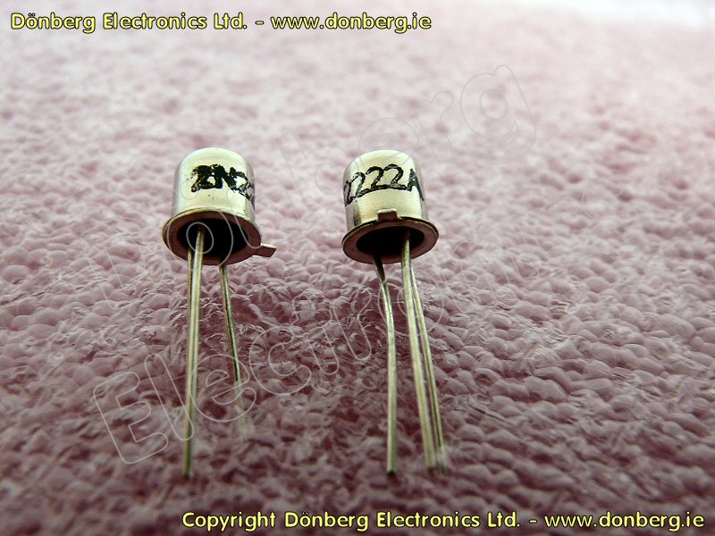 Semiconductor: 2N2222A (2N 2222A) - TRANSISTOR SILICON NPN / 40V / 0.8A ...