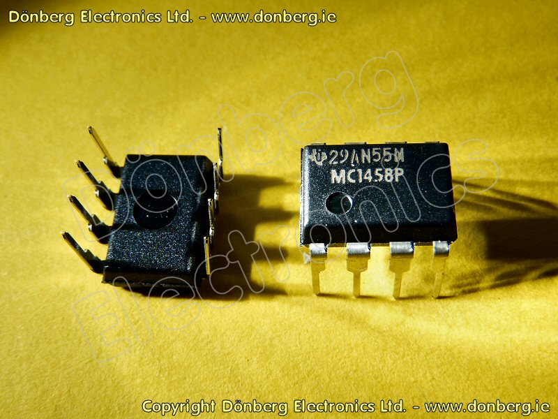 Semiconductor: MC1458 (MC 1458) - DUAL-OP 8PIN! = REMOTE CONTROL 4558...