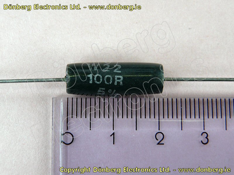 Resistor: 100 Ohms / 6W - CERAMIC RESISTOR