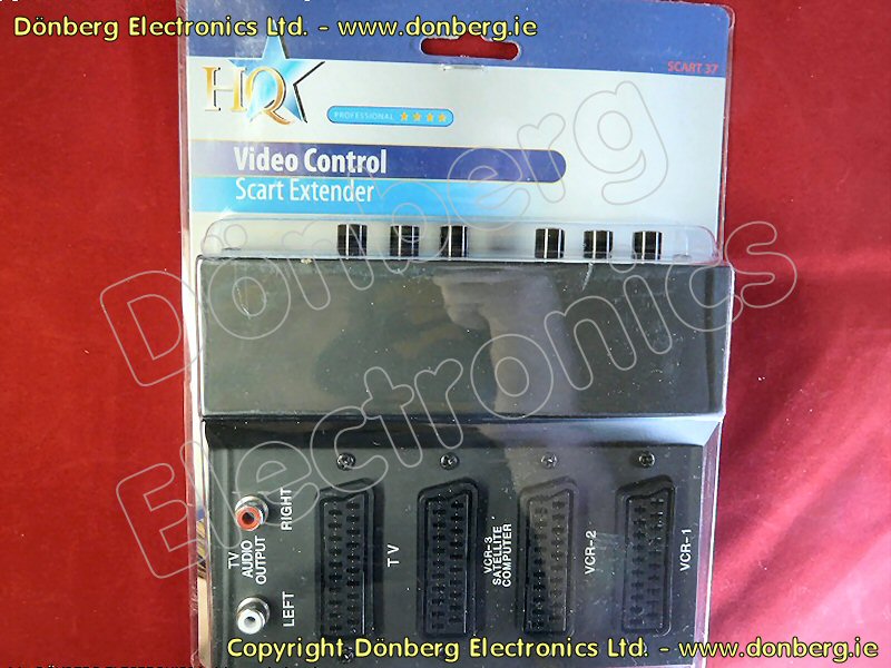 SCART SWITCHING BOX CONNECTS ANY 3 DEVICES...