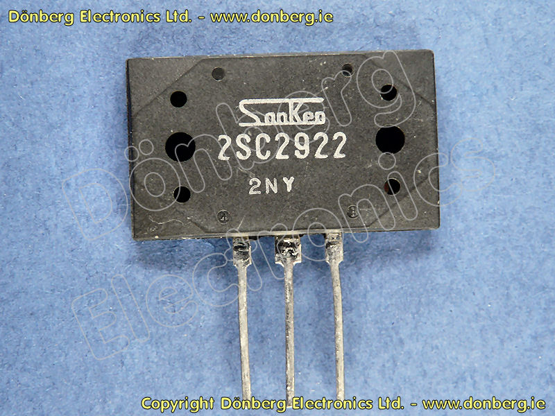 Semiconductor: 2SC2922 (2SC 2922) - TRANSISTOR SILICON NPN / 180V / 17A ...