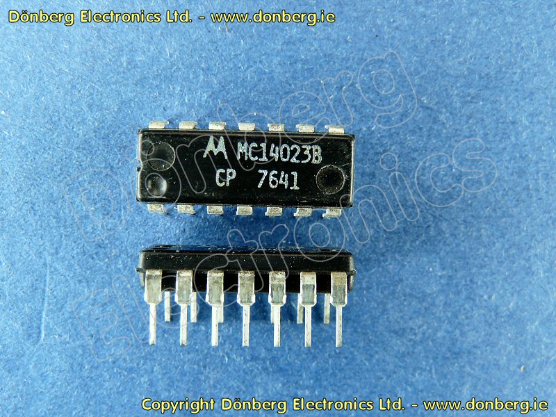 Semiconductor: 4023 - TRIPLE 3-INPUT NAND GATE...