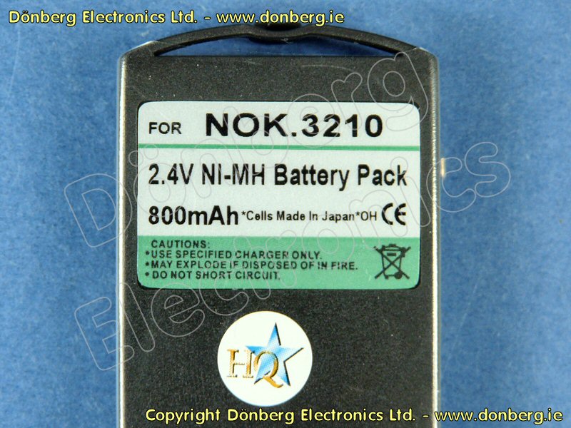 Batteries: BATT PACK104 - BATTERY NOKIA 3210 MOBILE PHONE...