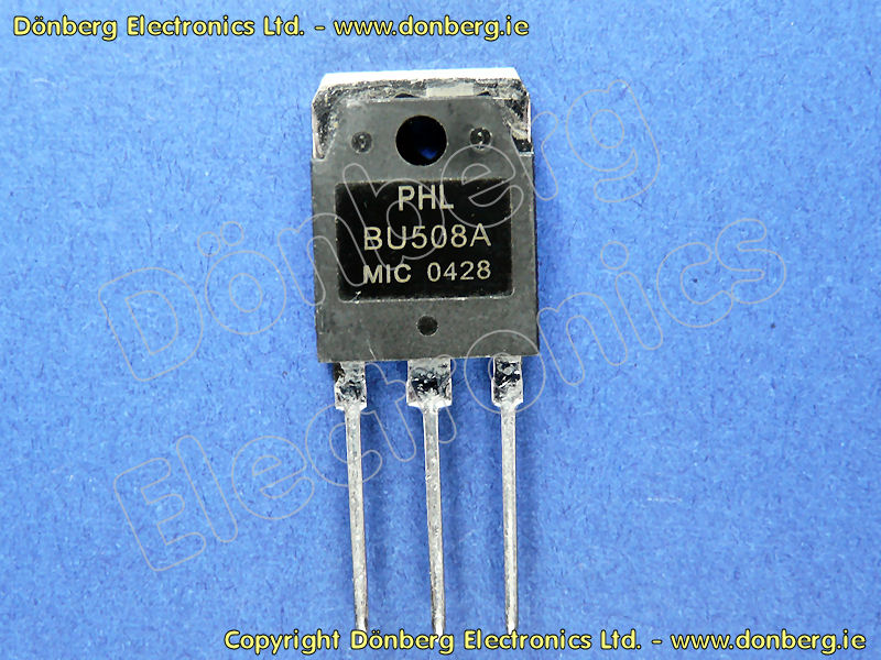 Semiconductor: BU508A (BU 508A) - TRANSISTOR SILICON NPN / 700V / 8A ...