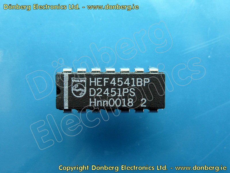 Semiconductor: HEF4541BP (HEF 4541BP) - PROGRAMMABLE TIMER...