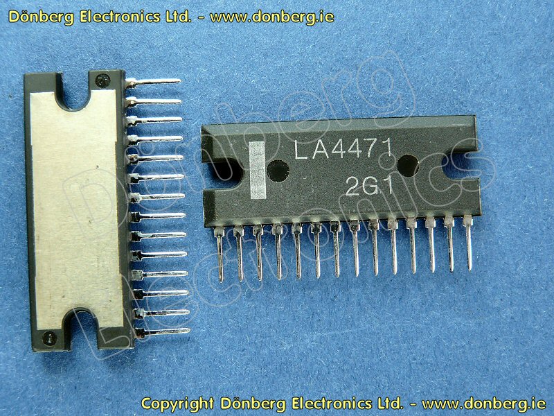 Semiconductor: LA4471 (LA 4471) - POWER AMPLIFIER 1X20W / 4E...