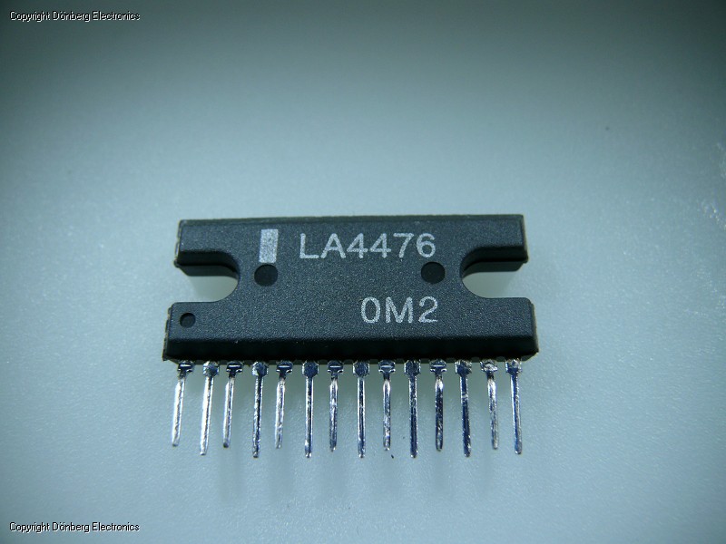 Semiconductor: LA4476 (LA 4476) - = LA 4475, REV.PINNING