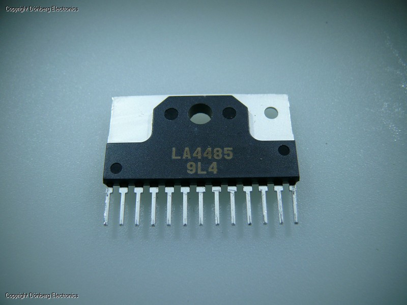 Semiconductor: LA4485 (LA 4485) - POWER AMPLIFIER / 2X5W / 4E / 18VBTL...