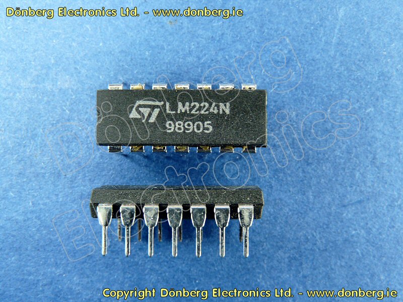 Semiconductor: LM224N (LM 224N) - 4 X OPERATIONAL AMPLIFIER 14P...