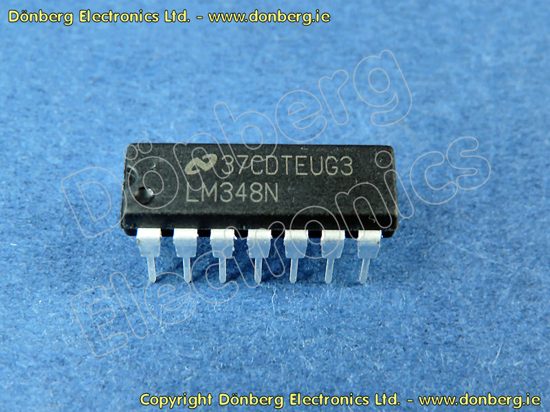 Semiconductor: LM348N (LM 348N) - QUAD BIPOLAR OPERATIONAL AMPLIFIER...