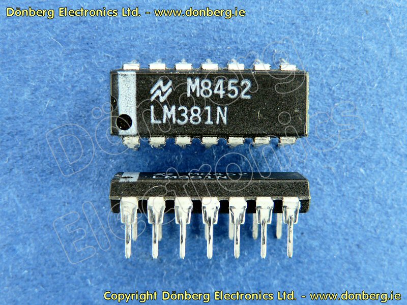 Semiconductor: LM381N (LM 381N) - LOW NOISE DUAL PRE-AMPLIFIER...