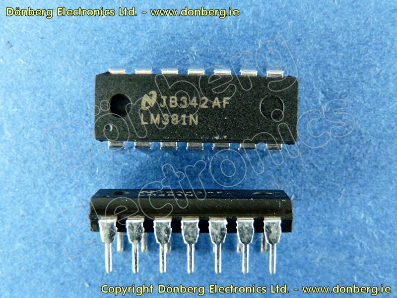 Semiconductor: LM381N (LM 381N) - LOW NOISE DUAL PRE-AMPLIFIER...