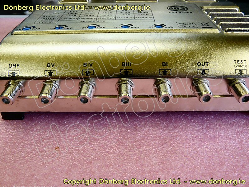 Aerial Accessory MULTIBAND AMPLIFIER 40-862MHz UHF 45DB/BV 45DB/BIV ...