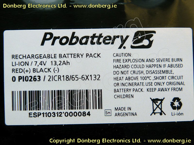Batteries: PRX-CB044 - PROMAX BATTERY CB-044/7.2V/11AH