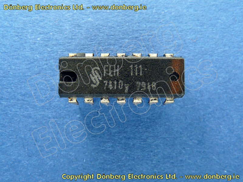 Semiconductor: SN7410 (SN 7410) - TRIPLE 3-INPUT NAND GATE...