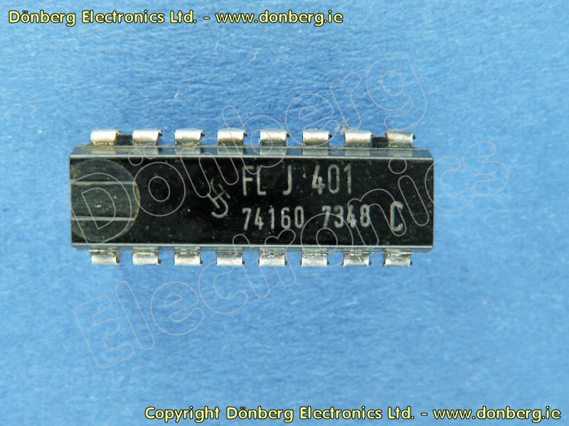 Semiconductor: SN74160 (SN 74160) - SYN.4-BIT DECADE COUNTER...