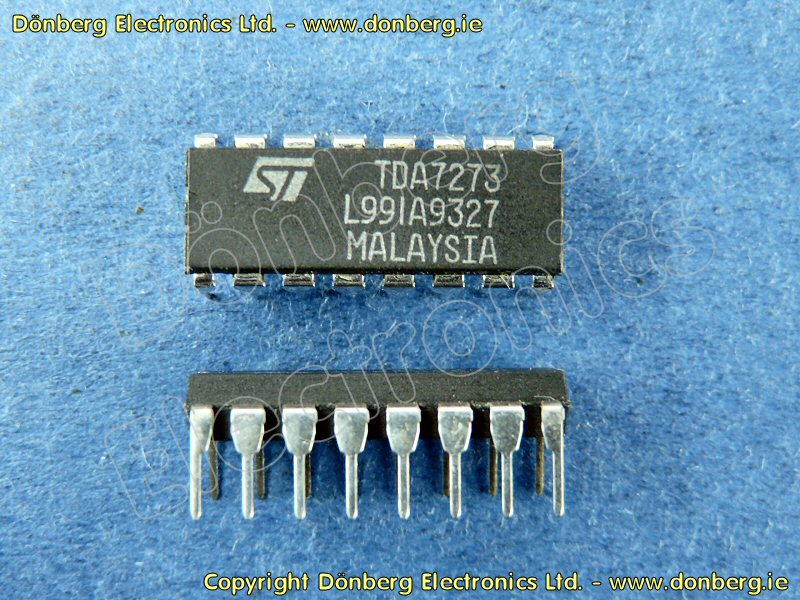 Semiconductor: TDA7273 (TDA 7273) - STEREO CASSETTE PLAYBACK...