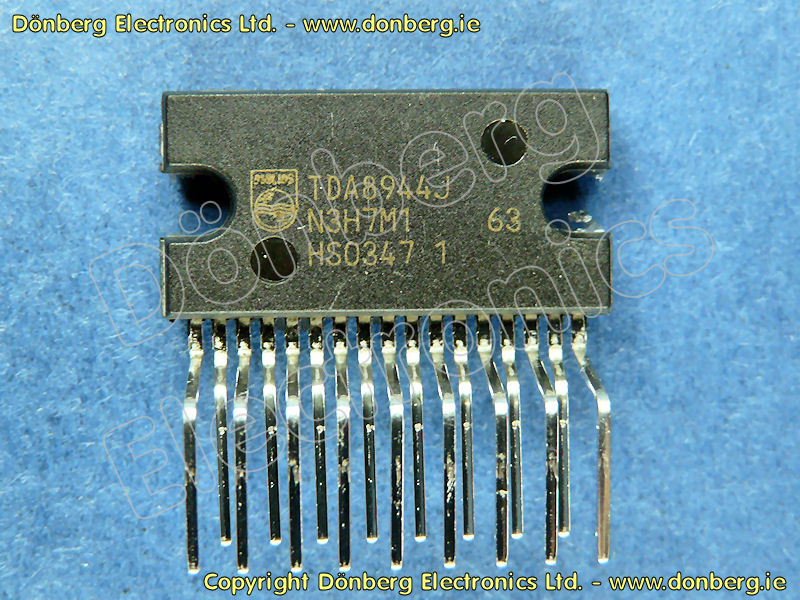 Semiconductor: TDA8944J (TDA 8944J) - 2 X 7W STEREO BTL AUDIO AMPLIFIER...